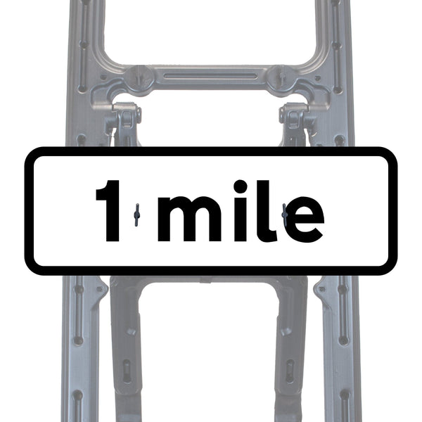 '1 Mile' Quick-Fit Supplementary Plate Diagram 572 | SSUK