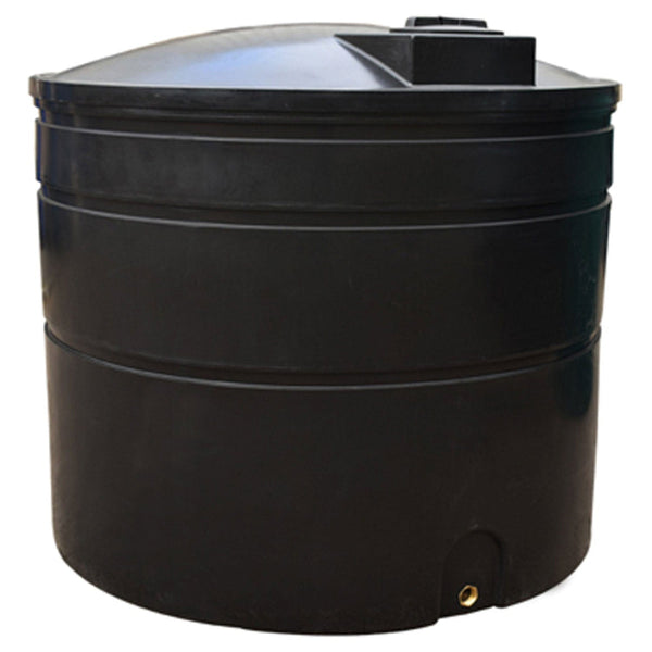 Large Non-Potable 5600L Water Tank - Black, Durable Storage | SSUK