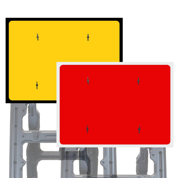 Blank 600x450mm Quick-Fit Sign Face | Street Solutions UK