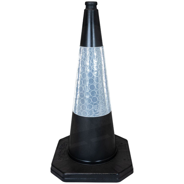 750mm Black Traffic Cones | UK's No.1 Street Cone Supplier | SSUK