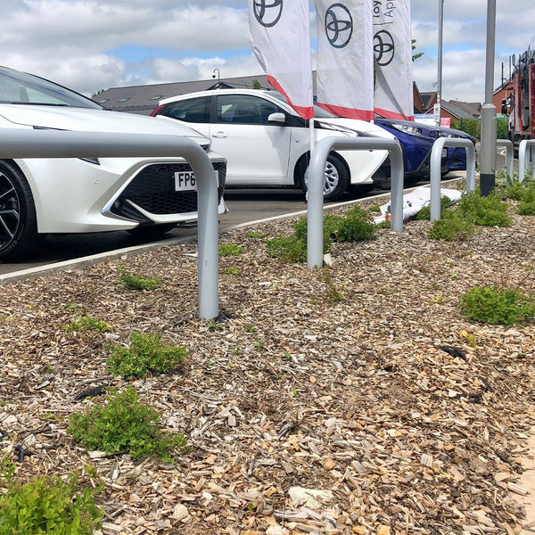 Galvanised Steel Hoop Perimeter Barrier - 60mm Diameter