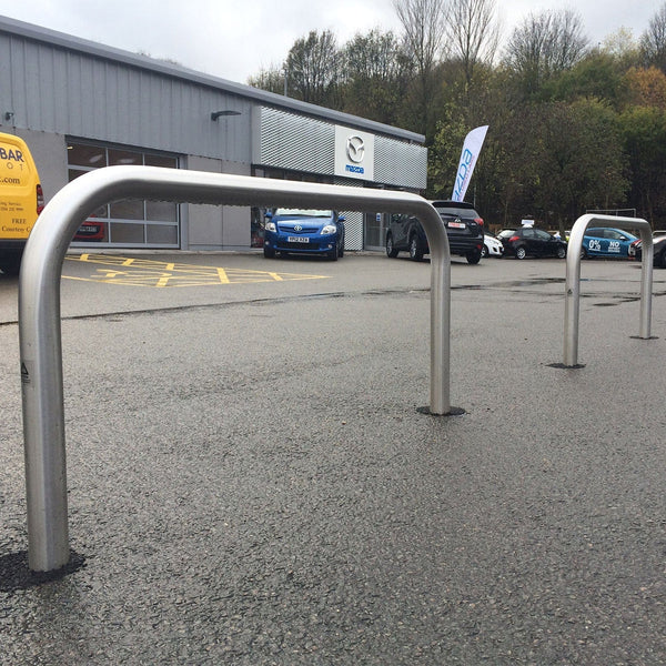 Stainless Steel Hoop Perimeter Barrier - 60mm Diameter | SSUK