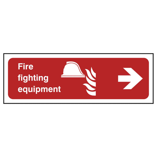 Fire Safety Signs - Fire Fighting Equipment Right Arrow | SSUK