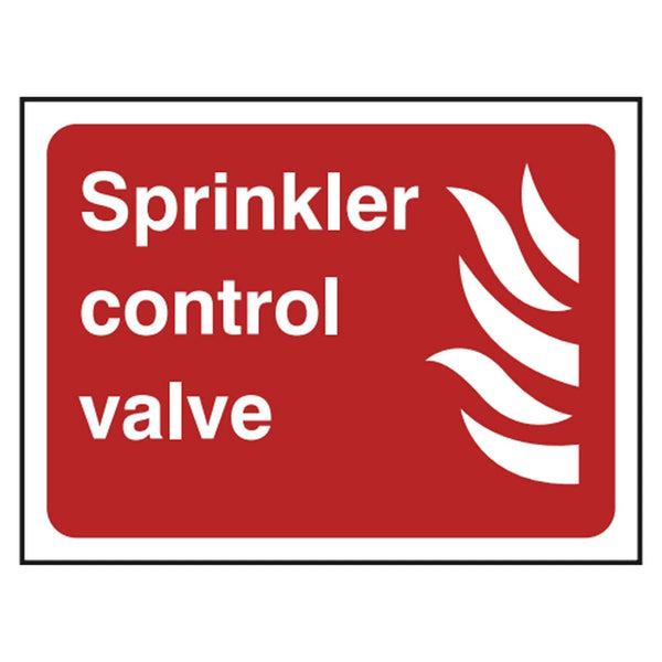 Fire Safety Signs - Sprinkler Control Valve