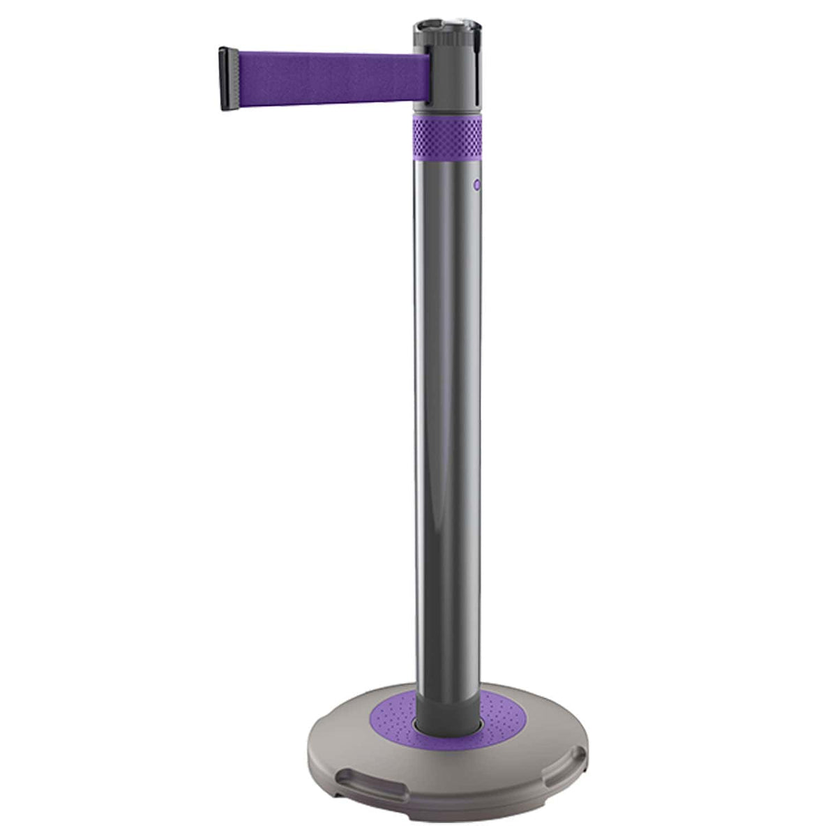 Skipper Q Post & Base Retractable Tape Barrier - Purple | SSUK – Street ...