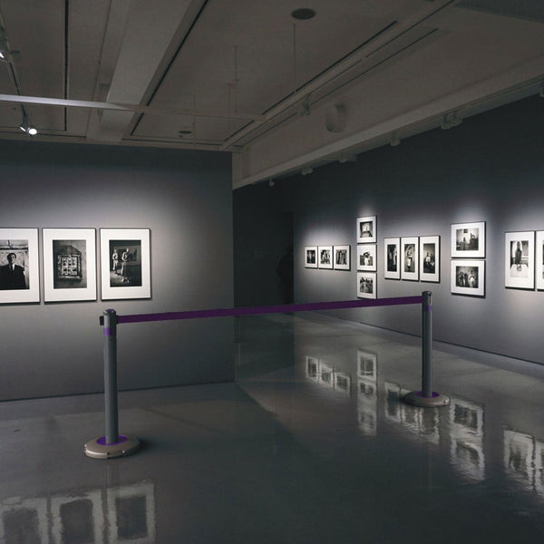 Skipper™ Q Post & Base Retractable Tape Barrier - Red | SSUK