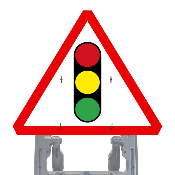 Traffic Signals Ahead Quick-Fit Sign Face Diagram 543 | SSUK