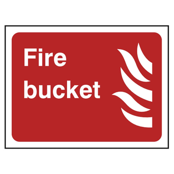 Fire Equipment Safety Signs - Fire Bucket