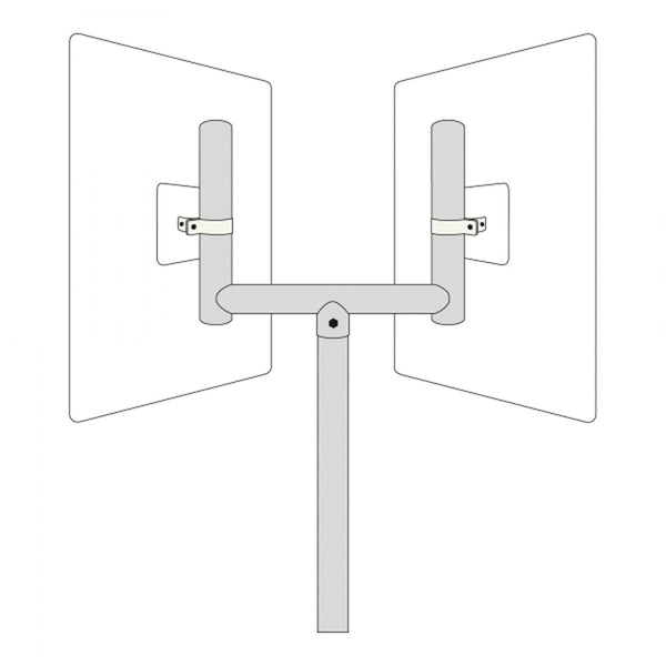 Fork Top for Traffic Mirror Posts