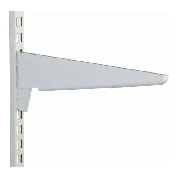 Heavy Duty White Shelf Support | Twin Slot System Compatible | SSUK