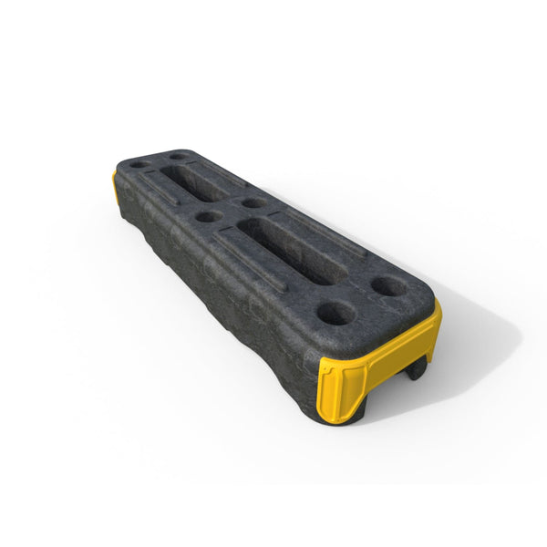 Hi-Vis Anti-Trip Block Fence Feet, Durable, Recyclable Solution | SSUK