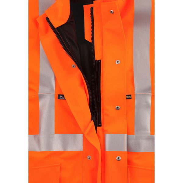 Hi-Vis Foul Waterproof and Breathable Weather Jacket - Orange | SSUK
