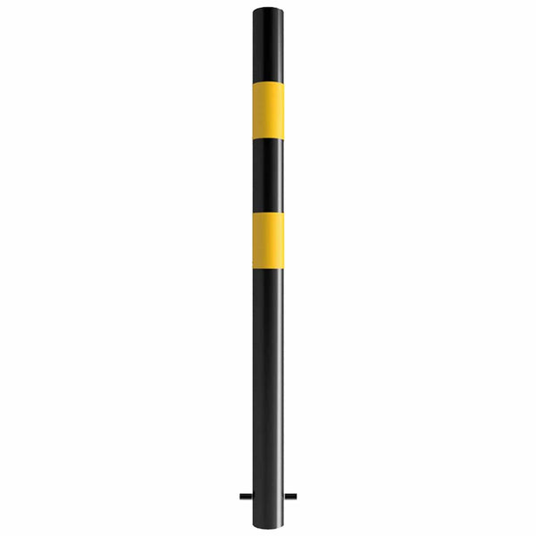 High Visibility Black & Yellow Crash Protection Bollard - 900mm | SSUK