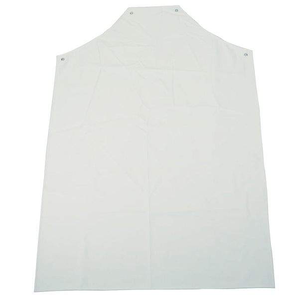 Waterproof PVC Apron Heavyweight 42"x36" Pack Of 10 - White | SSUK