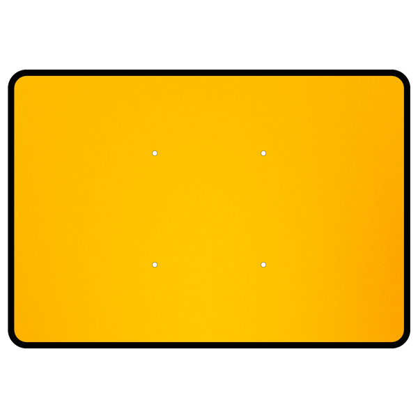 Blank 1050x750mm Quick-Fit Sign Face | Street Solutions UK