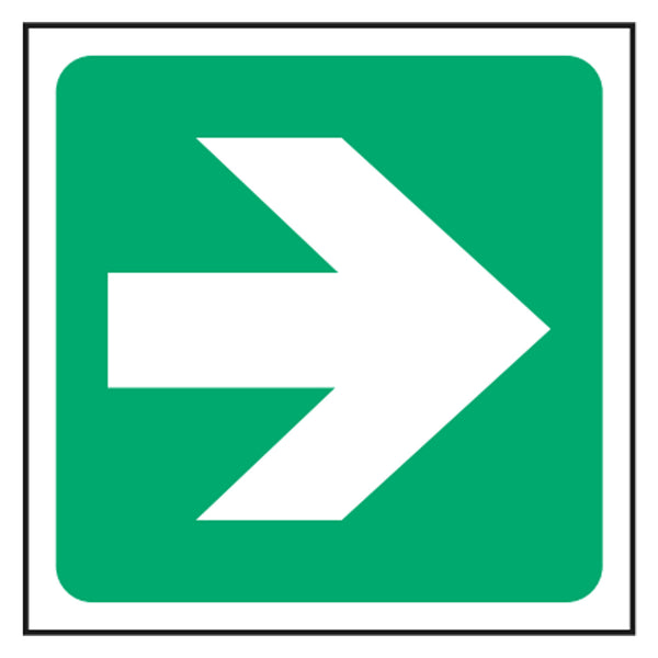 Safe Condition Fire Safety Signs - Reversible Straight Arrow | SSUK