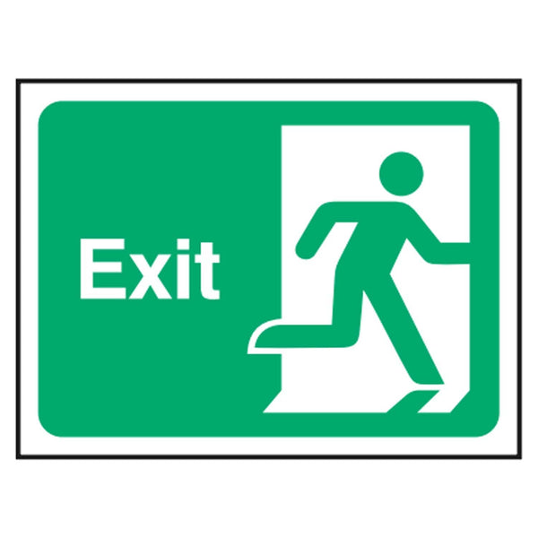 Safe Condition Fire Safety Signs - Exit Running Man Right | SSUK