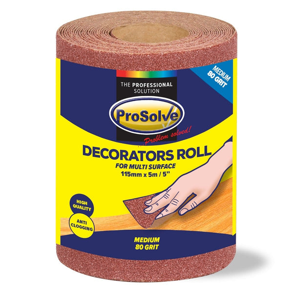 Brown Sanding Paper Roll - 80 Grit