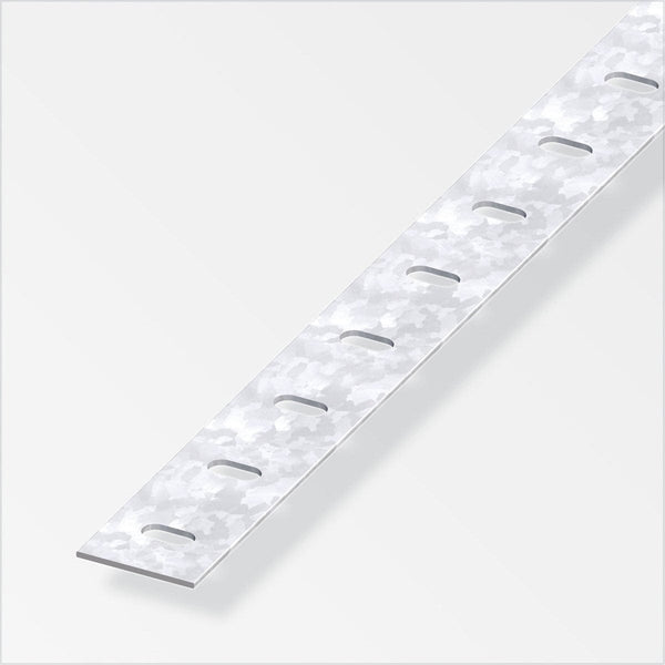 Slotted Steel Galvanised Flat Bar for Shelving and Structures | SSUK