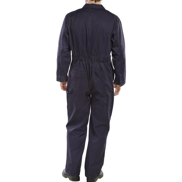 Navy Blue Heavyweight Boilersuit, Polyester-Cotton | Street Solutions