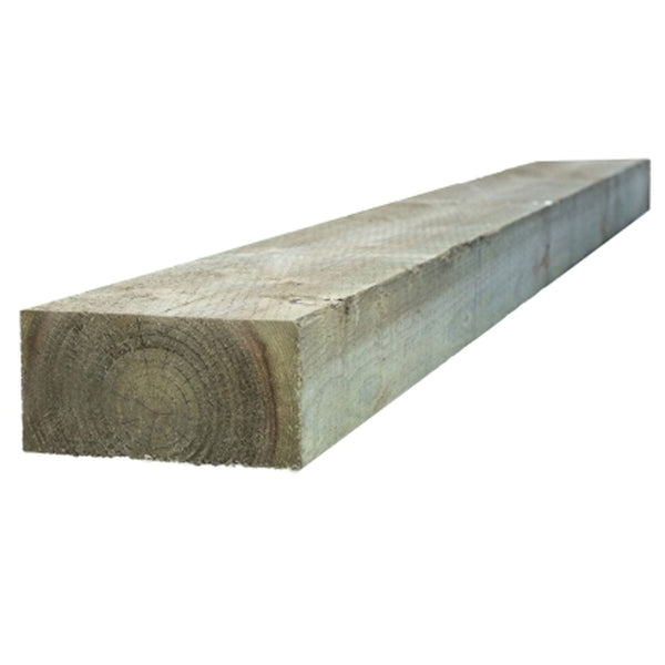 Green Timber Sleepers - 200mm x 100mm x 2400mm - Treated and Certified