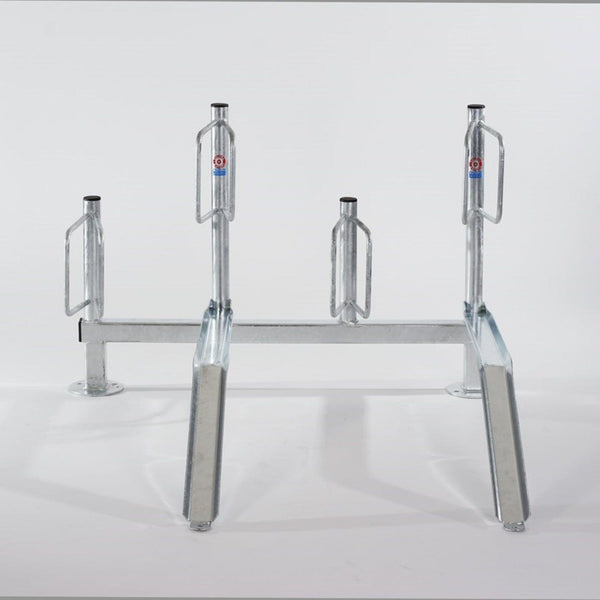Type B Galvanised Steel Cycle Rack | High-Density Bike Storage | SSUK