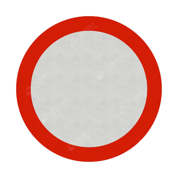 617 All Vehicles Prohibited Sign Face | Post & Wall Mounted