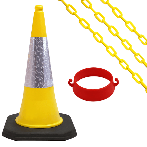 Cone Chain Barrier Kits | Road Cones