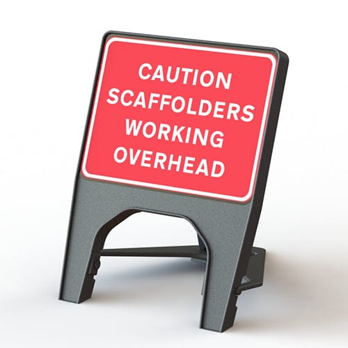 Caution Scaffolders Working Overhead 600 x 450mm Road Sign | Q Sign