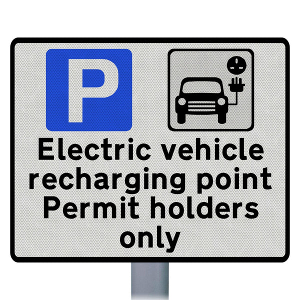 EV Permit Holders Only - Sign Face - 660.9