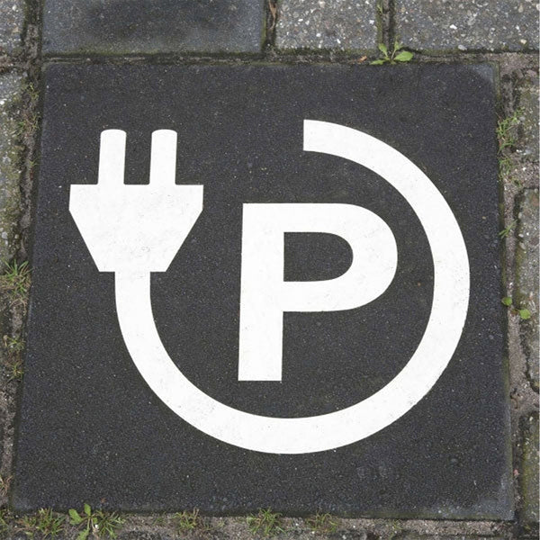 Thermoplastic EV Parking Place Symbol | EV Parking Bay Products