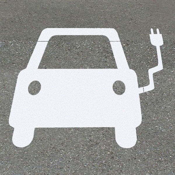 Thermoplastic EV Charging Point Symbol