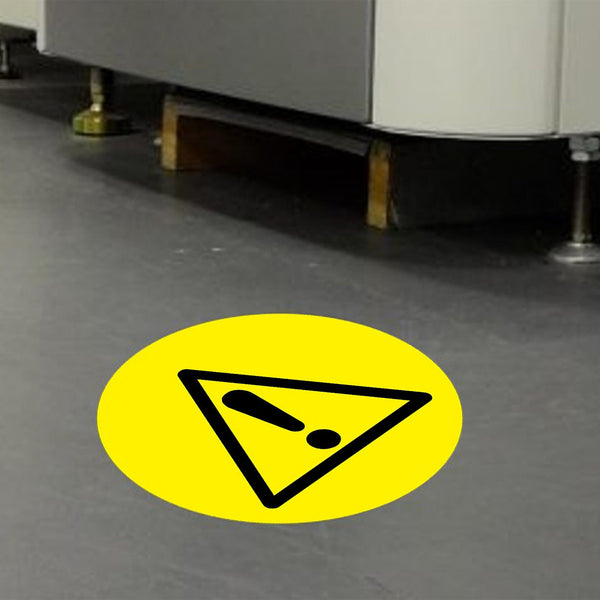 Black Triangle with '!' - Floor Sign
