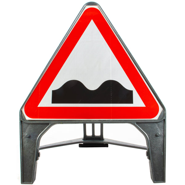 Uneven Road Sign 556 | 750mm Street Signs | Street Solutions UK