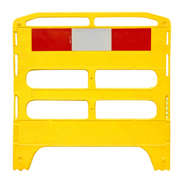 Yellow Utility Pedestrian Barrier Individual Piece